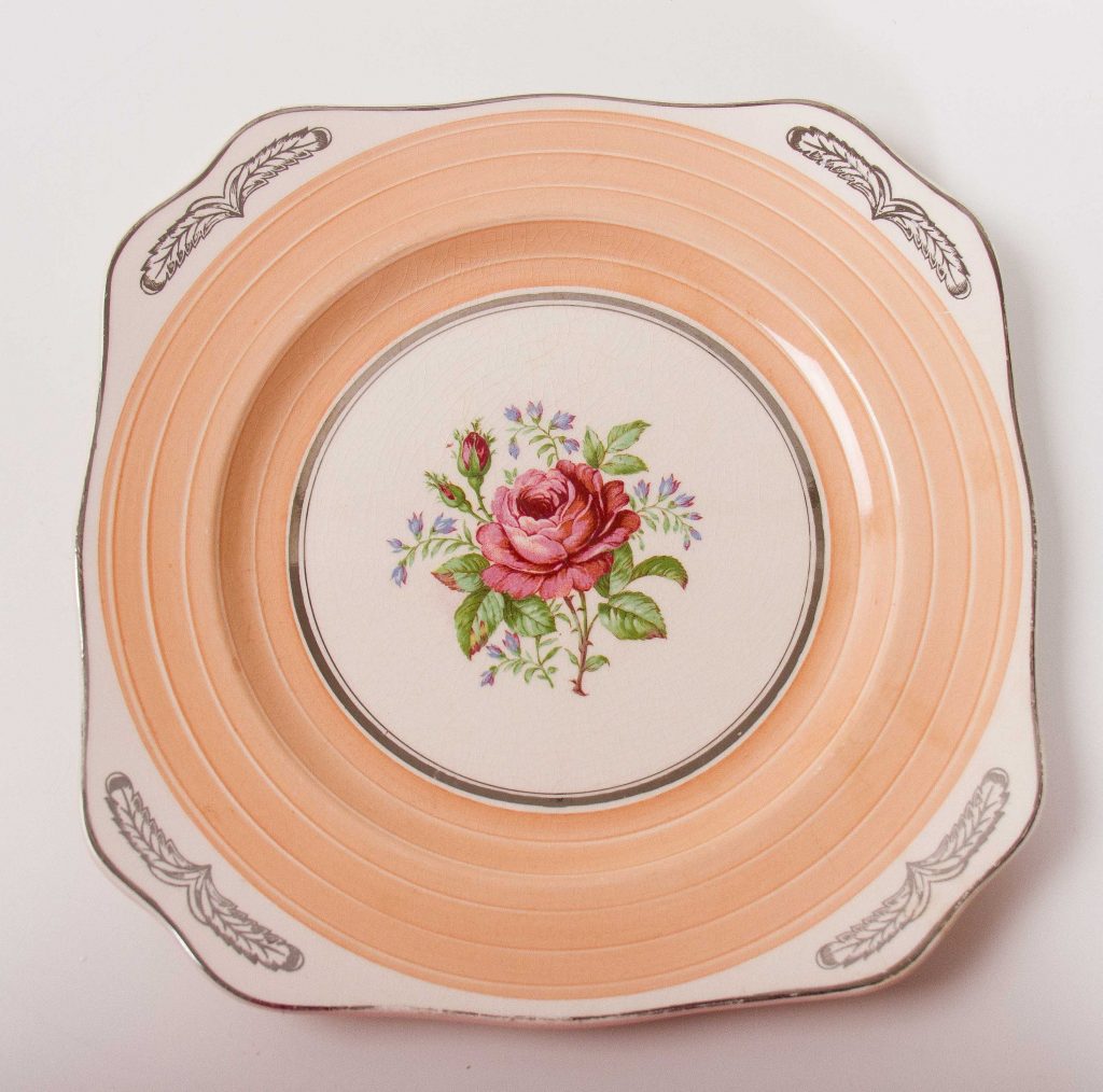 Simpsons Potters Ltd. Vintage Plate, Ambassador Ware Serving Tray, pink ...
