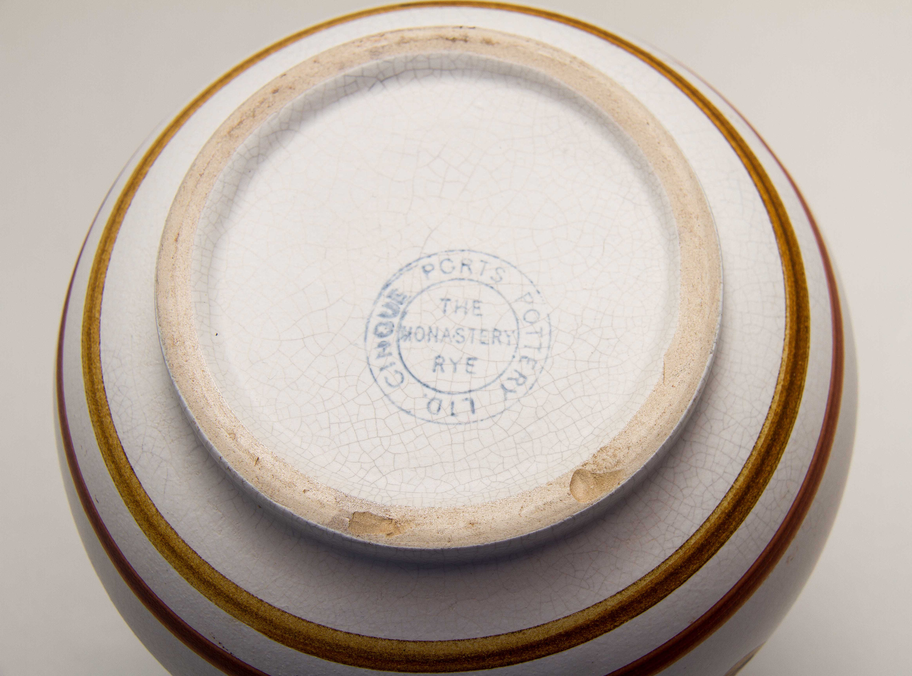 Mid Century Cinque Ports Pottery At The Monastery Rye Hand Painted ...