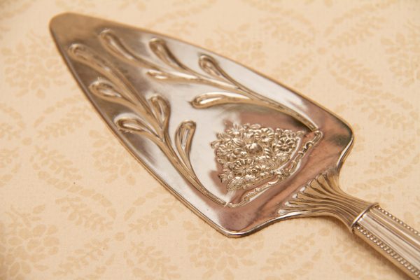 Silver Plated Vintage Cake Serving Slice Wedding Birthday Christmas ...