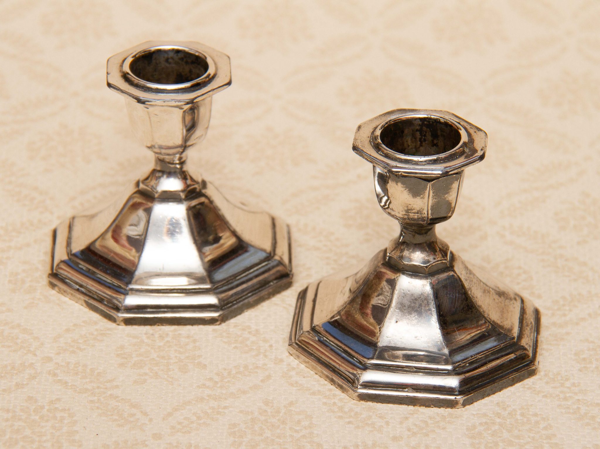 Pair of Benedict Proctor Silver Plated Lead Candlesticks Candle Holders ...