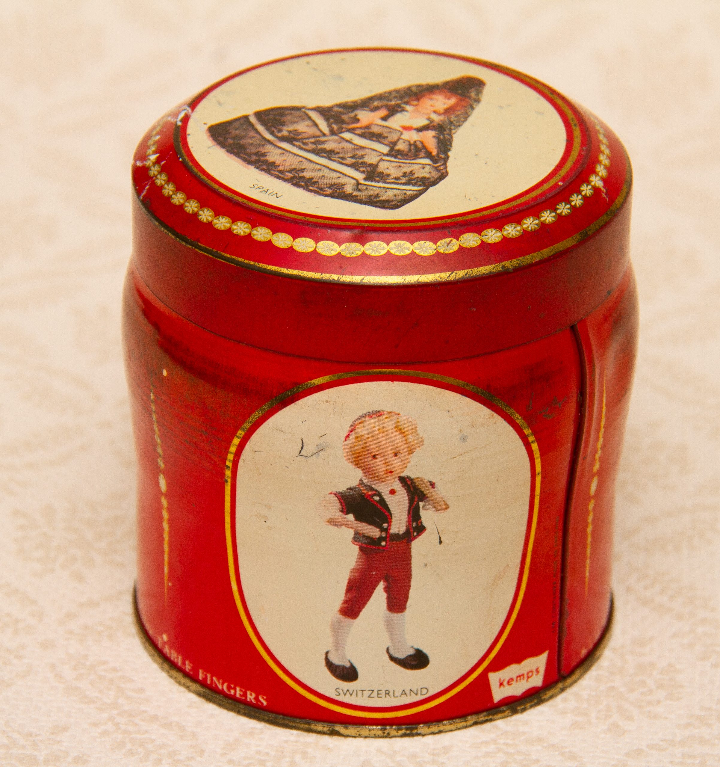 Scribbans Kemp Finest Quality Chocolate Table Fingers Biscuits Vintage ...