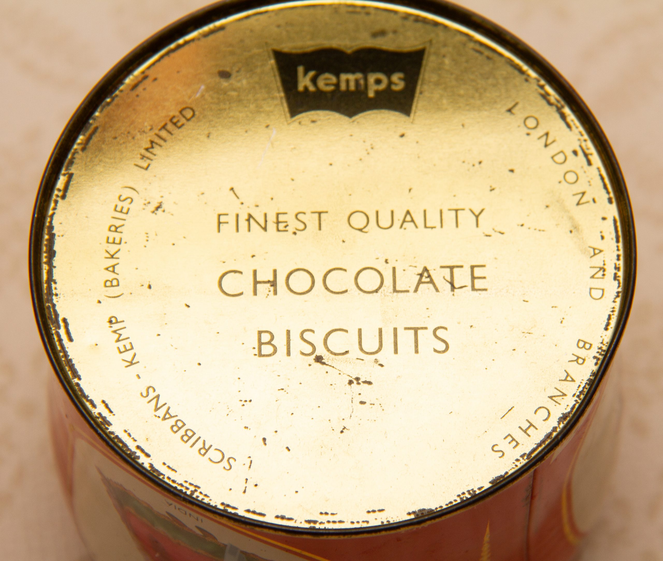 Scribbans Kemp Finest Quality Chocolate Table Fingers Biscuits Vintage ...