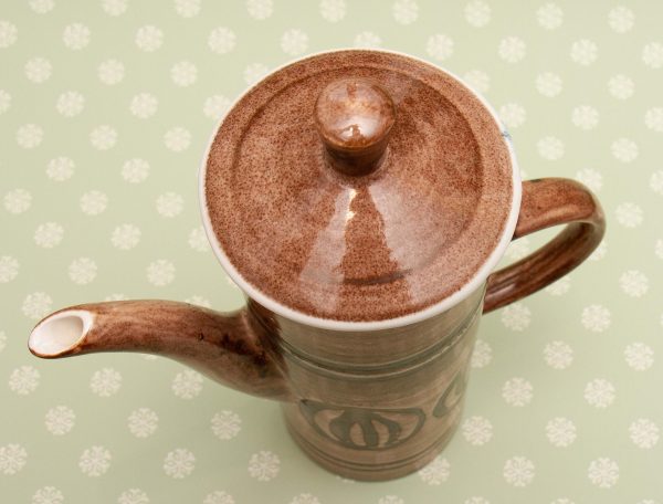Mid Century Tall Coffee Pot Cinque Ports Pottery At The Monastery Rye ...