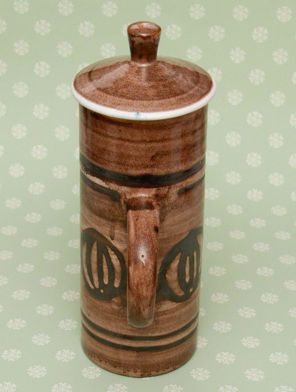 Mid Century Tall Coffee Pot Cinque Ports Pottery At The Monastery Rye ...