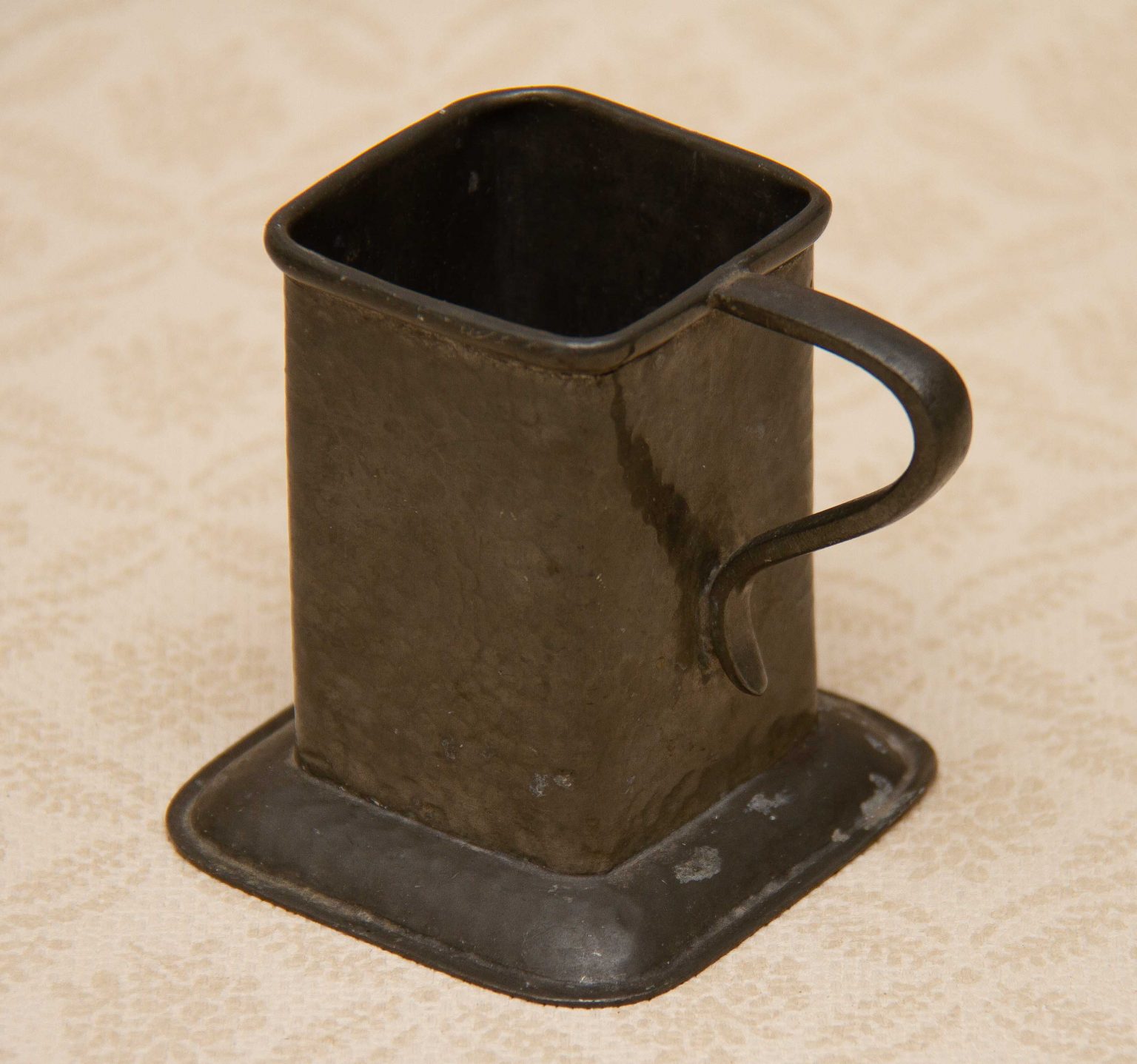 Sheffield Craftsman Small Square Hammered Pewter Vintage Tankard - Love ...