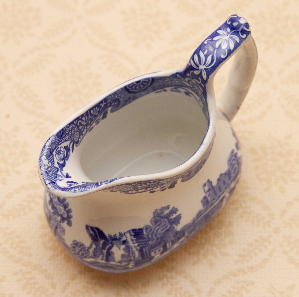 Spode Italian Blue Vintage Creamer Jug - Love Vintage
